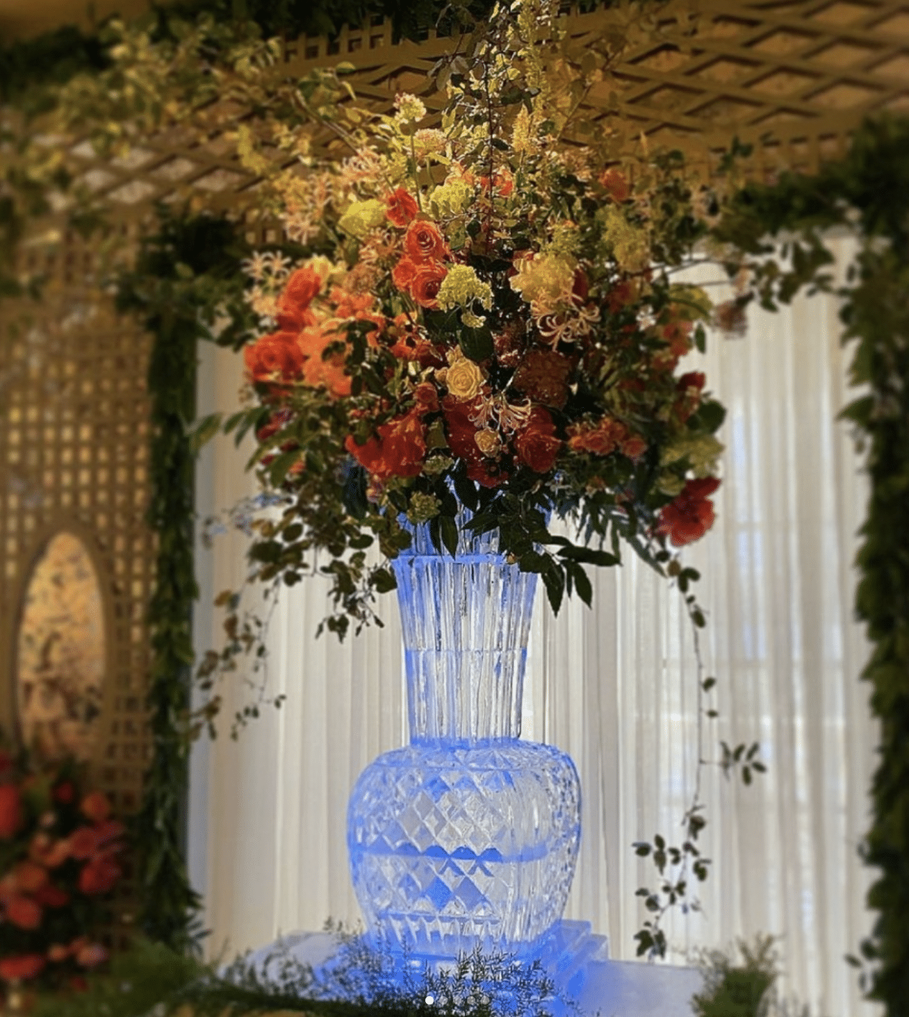 Floral Infused Ice Sculptures: The Perfect Event Enhancement – Full ...