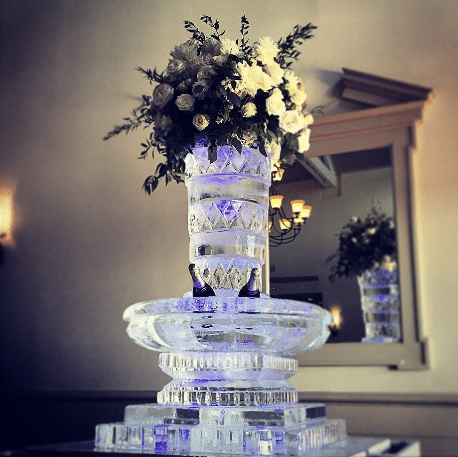 Floral Infused Ice Sculptures: The Perfect Event Enhancement – Full ...