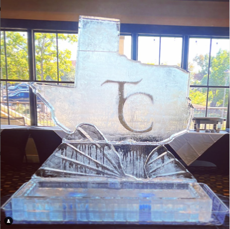 Texas Themed Ice Sculptures for Austin Events – Full Spectrum Ice ...