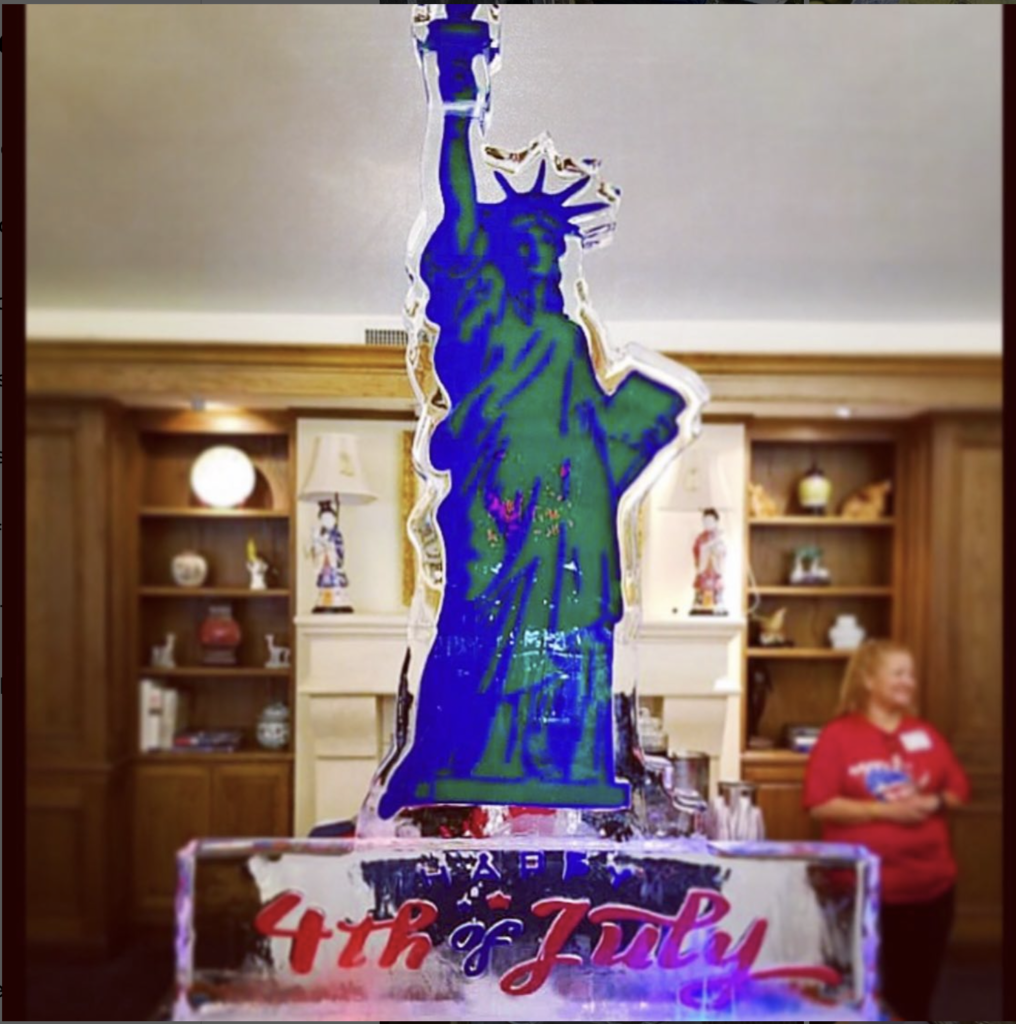 Ice Sculptures for Summer Events – Full Spectrum Ice Sculptures