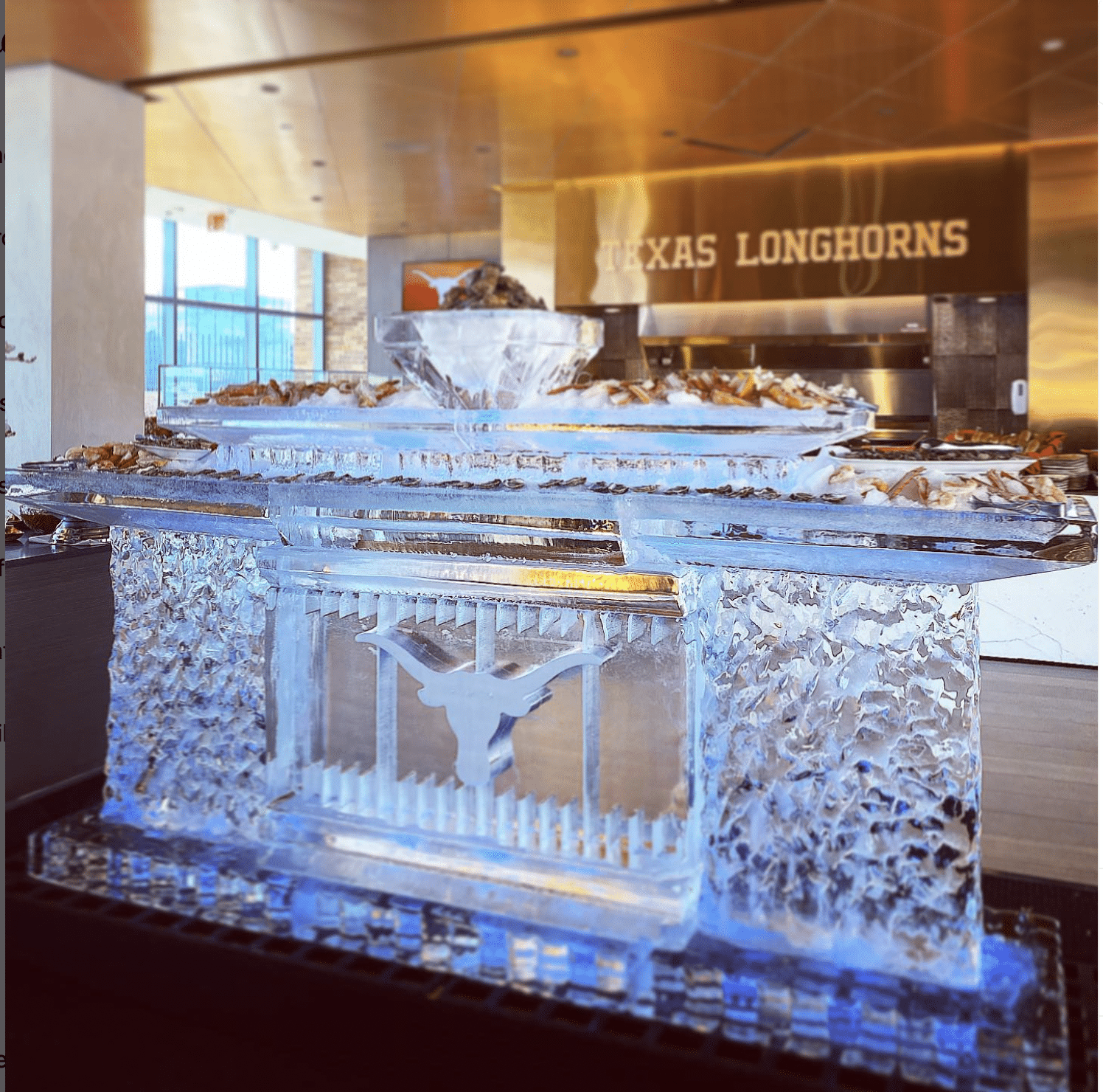 Football Ice Sculptures for Game Day – Full Spectrum Ice Sculptures