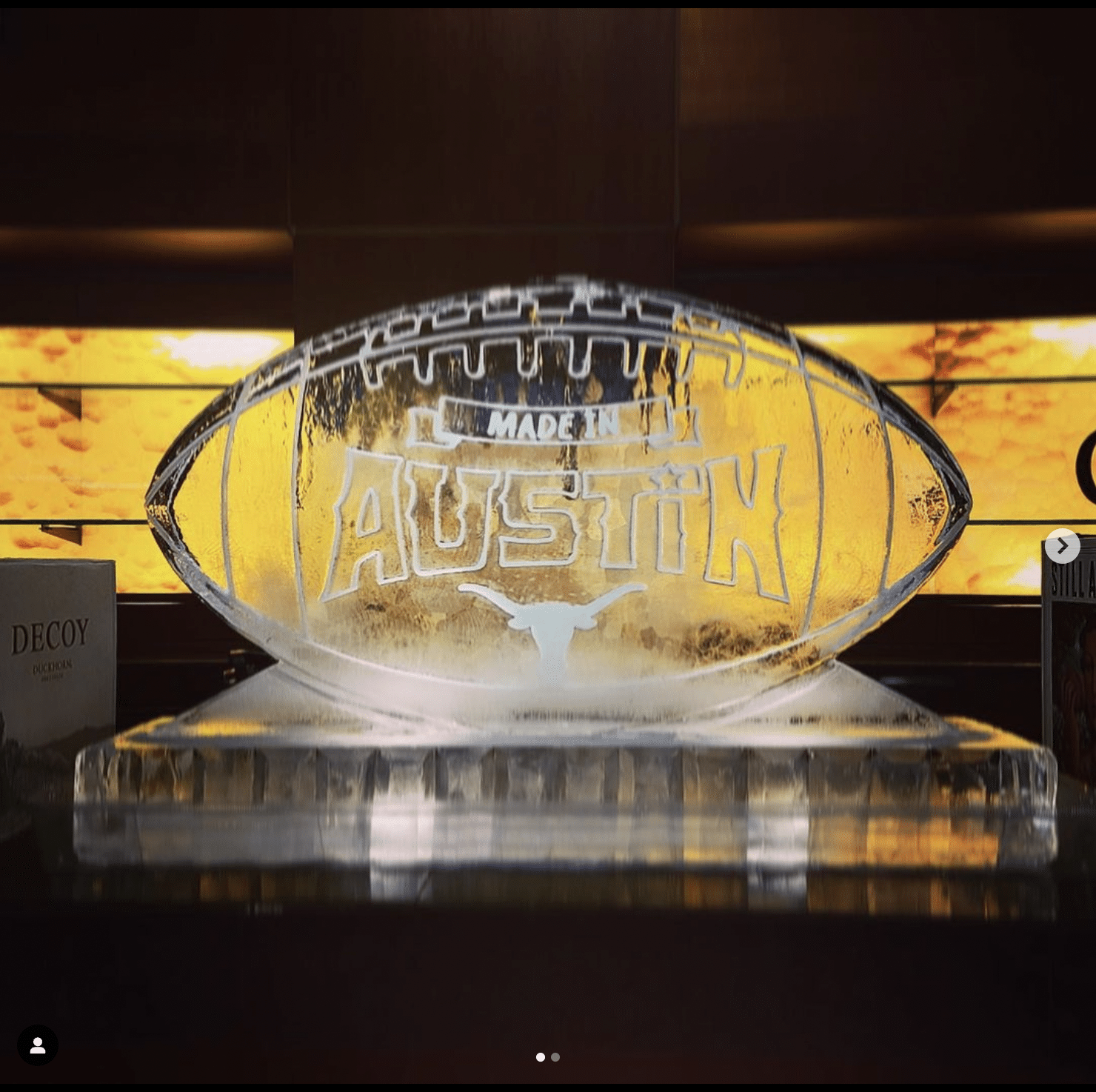 Football Ice Sculptures for Game Day – Full Spectrum Ice Sculptures