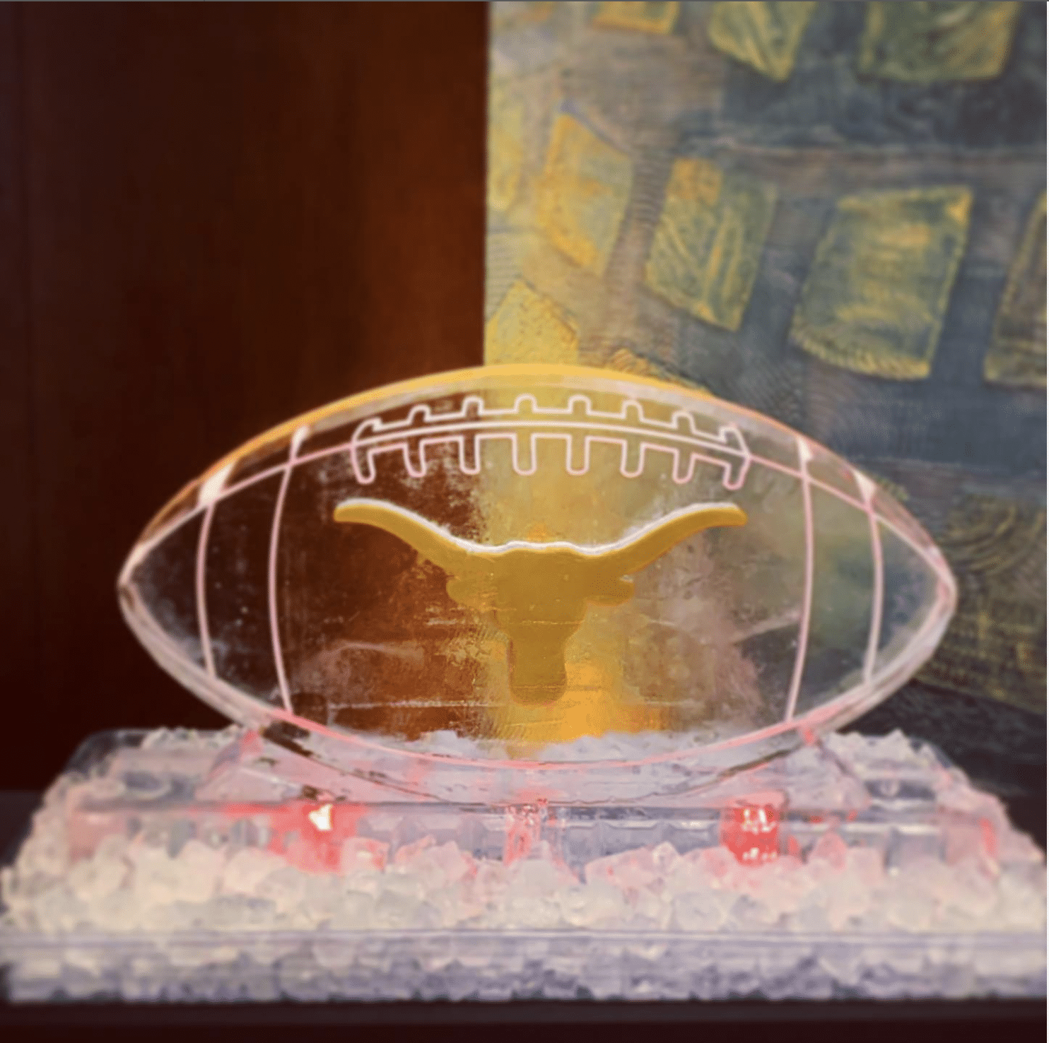 Texas Themed Ice Sculptures for Austin Events – Full Spectrum Ice ...