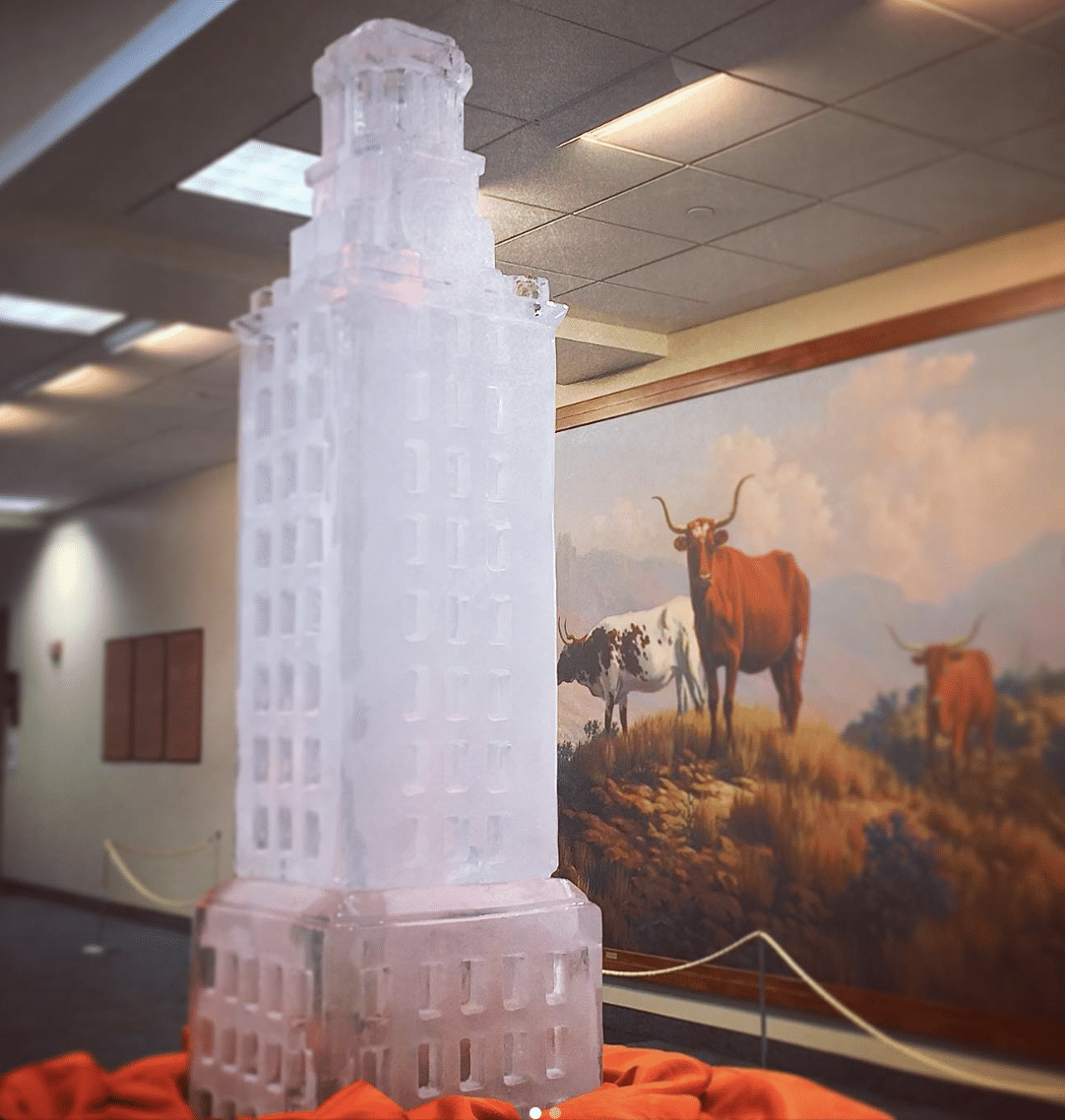 Texas Themed Ice Sculptures for Austin Events – Full Spectrum Ice ...