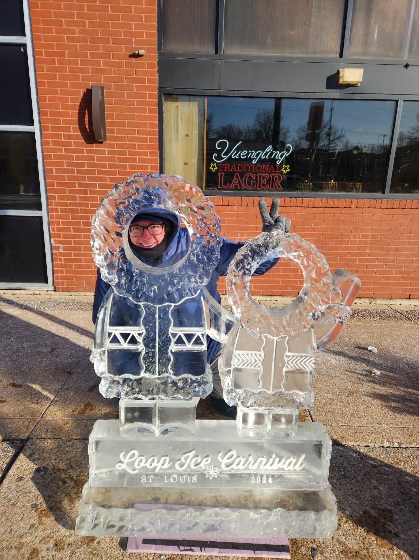 St. Louis Ice Sculptures in the Delmar Loop: Loop Ice Carnival 2024 ...